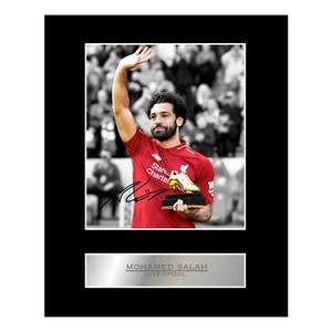 Mohamed Mo Salah signed Mounted Photo Display Liverpool | eBay