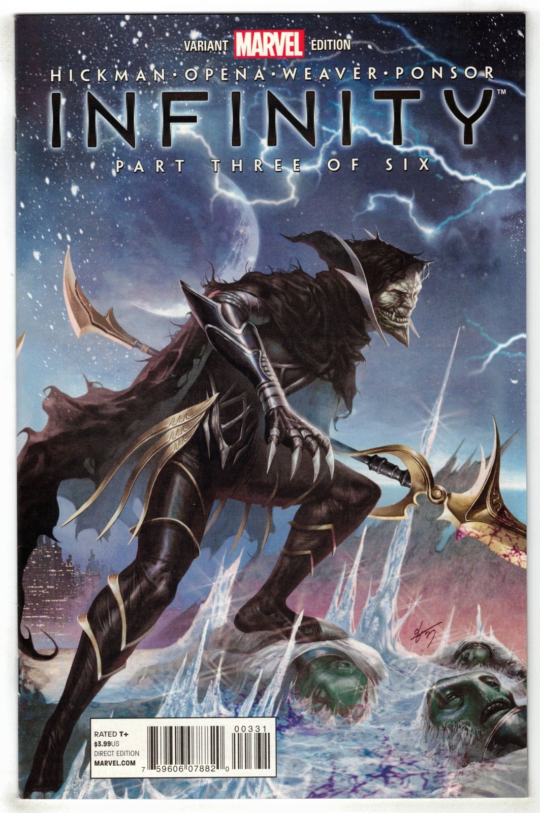 Infinity #3 1:75 InHyuk Lee Generals Variant Marvel 2013 Thanos Hickman ...