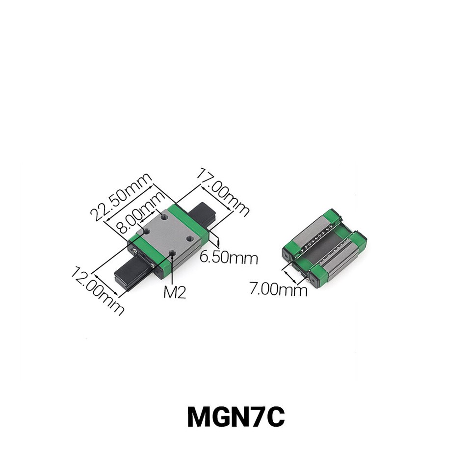 MGN7C 7H/9C 9H/12C 12H/15C 15H Bearing Block for Linear Motion Slide ...