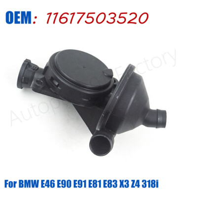 11617503520 Crankcase Breather Vent Valve For BMW E46 E90 E91 E81 E83 ...