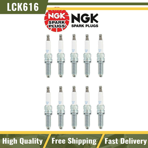 For BMW E60 M5 E63 E64 M6 Conv. Set of 10 Spark Plugs High Power 4471 ...