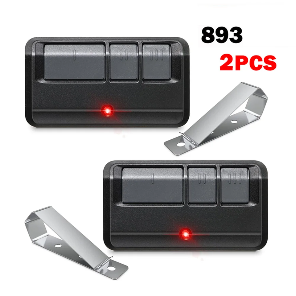 2 For Chamberlain LiftMaster Garage Door Opener Remote 893LM 953EV-P2 ...