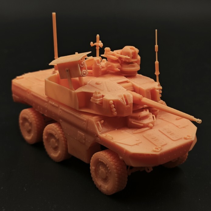 3D Printed 1/72 French EBRC Puma armored reconnaissance vehicle Kit ...