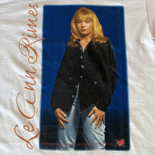 Vintage 90s Leann Rimes Solo Country Music Size Large Single Stitch ...