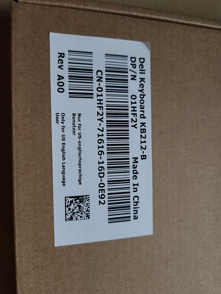 Brand new Dell KB212-B USB Wired Keyboard 104 Keys C638N | eBay