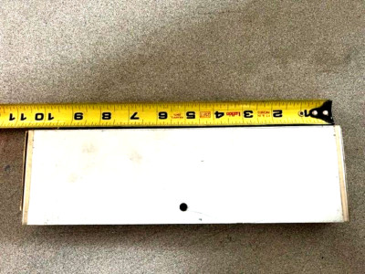 GENERAL PARTITIONS 10" Stainless Steel Pilaster Shoe for 1" Square Edge ...