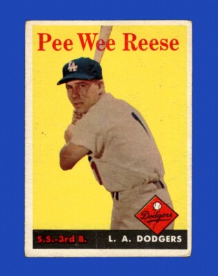 1958 Topps Set-Break #375 Pee Wee Reese LOW GRADE (crease) *GMCARDS* | eBay