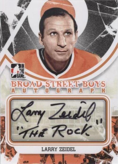 2011-12 In the Game Broad Street Boys Series - Autograph Larry Zeidel # ...