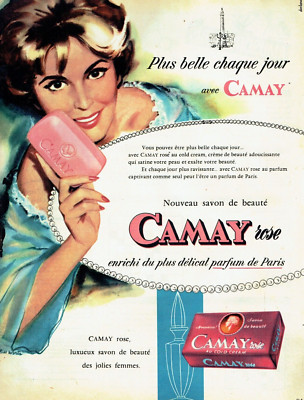 Publicité Advertising 0822 1958 savon Camay rose | eBay