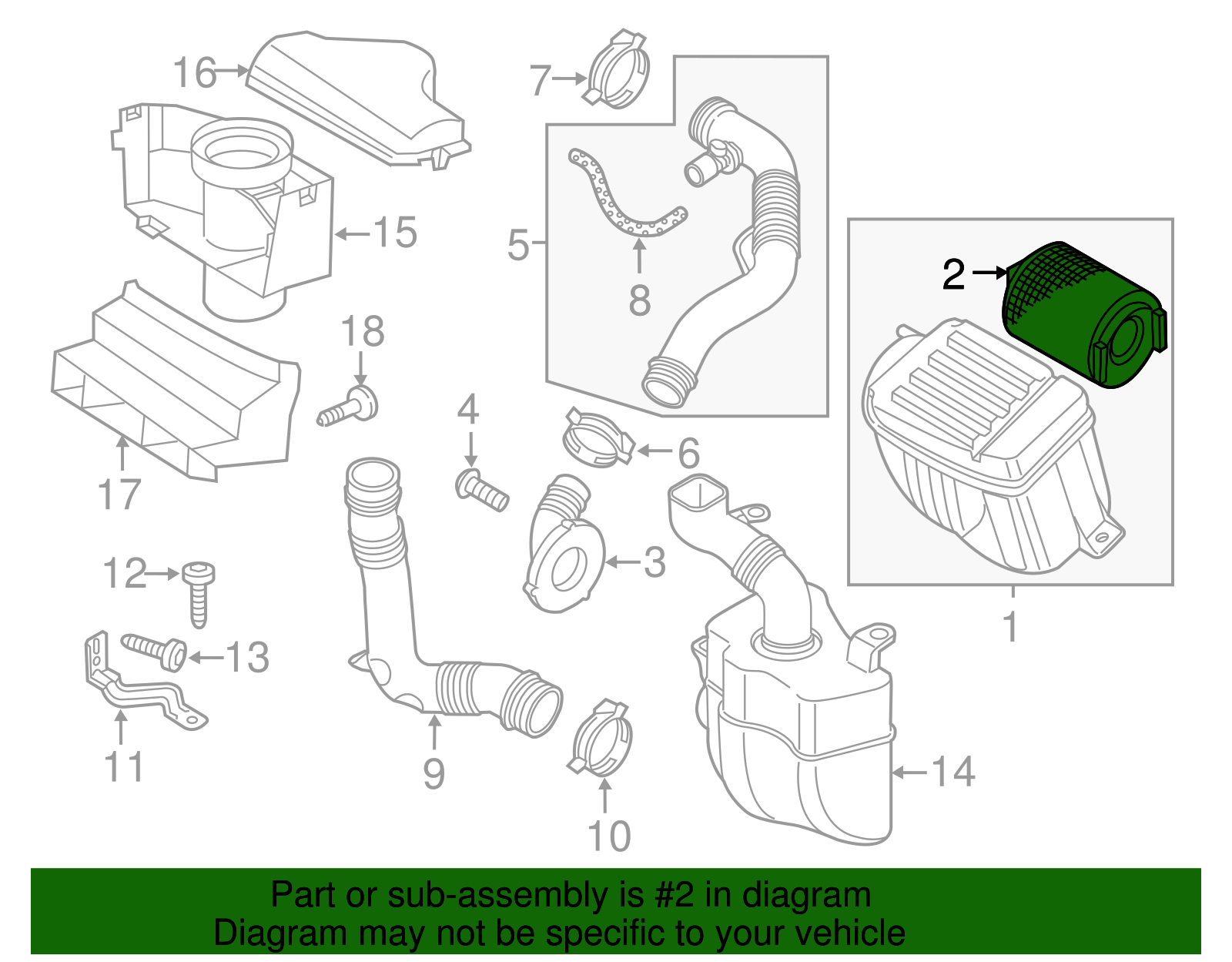 Filtre à air d'origine Volkswagen 1F0-129-620 | eBay
