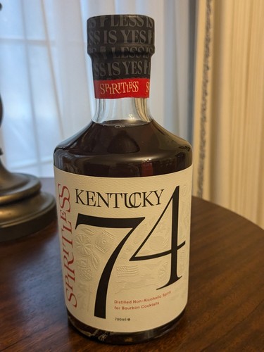 SPIRITLESS Kentucky 74 | Non-Alcoholic Bourbon Whiskey Spirit | 700 ml ...