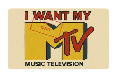 Classic MTV LOGO 80s 90s Music Television Cable Channel Retro Fridge ...