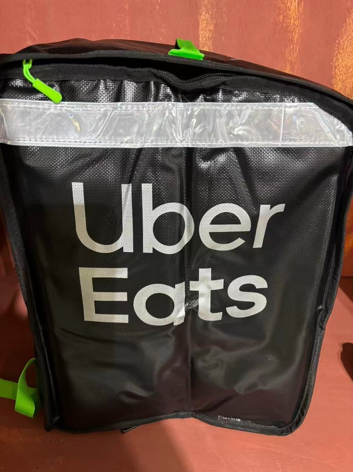 Uber Eats Double-Shoulder Takeaway Bag–PVC Waterproof Thermal ...