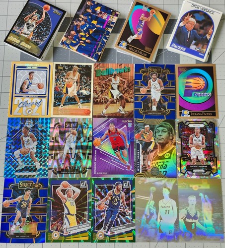 Indiana Pacers 60 Basketball Cards Lot w Tyrese Haliburton Silver ...