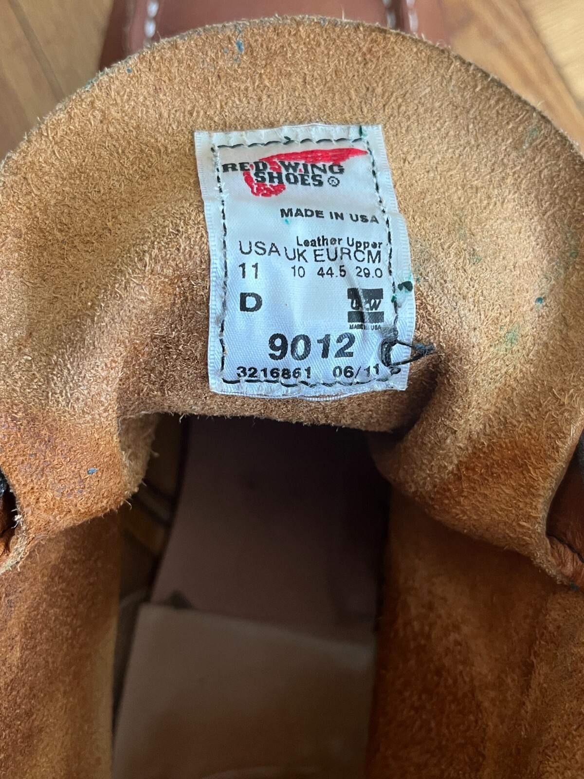 Red Wing 9012 Boots Two Different Sizes - Gem