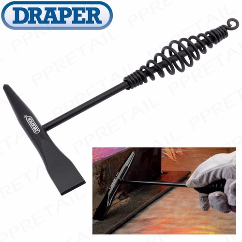 HEAVY DUTY RUST CHIPPING HAMMER Shock Absorbing Handle Welders Slag ...