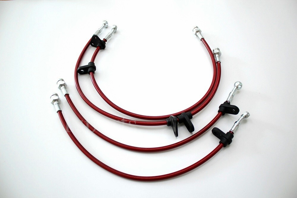 Blitech Braided Steel Brake lines for 92-95 Honda Civic 94-01 Acura ...
