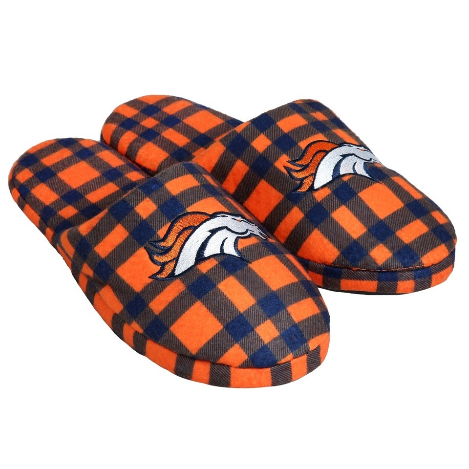 NFL Football Team Logo Mens Flannel slippers House Shoes - Pick Your ...