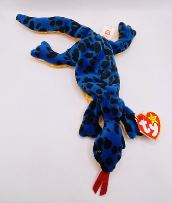 TY Beanie Baby LIZZY Lizard Plush 13” Stuffed Animal Toy | eBay