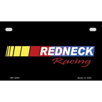 Redneck Racing Novelty Metal Motorcycle Plate | eBay