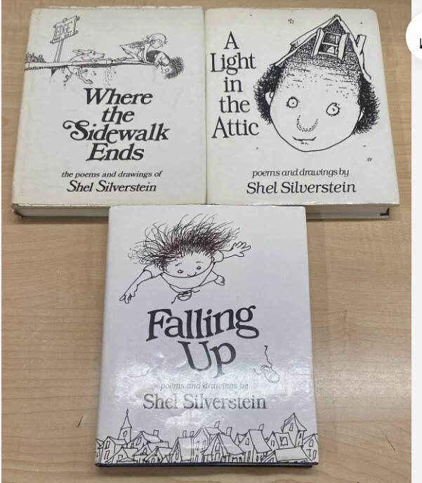 Shell Silverstein Lot Where Sidewalk Ends Light In Attic Falling Up All ...