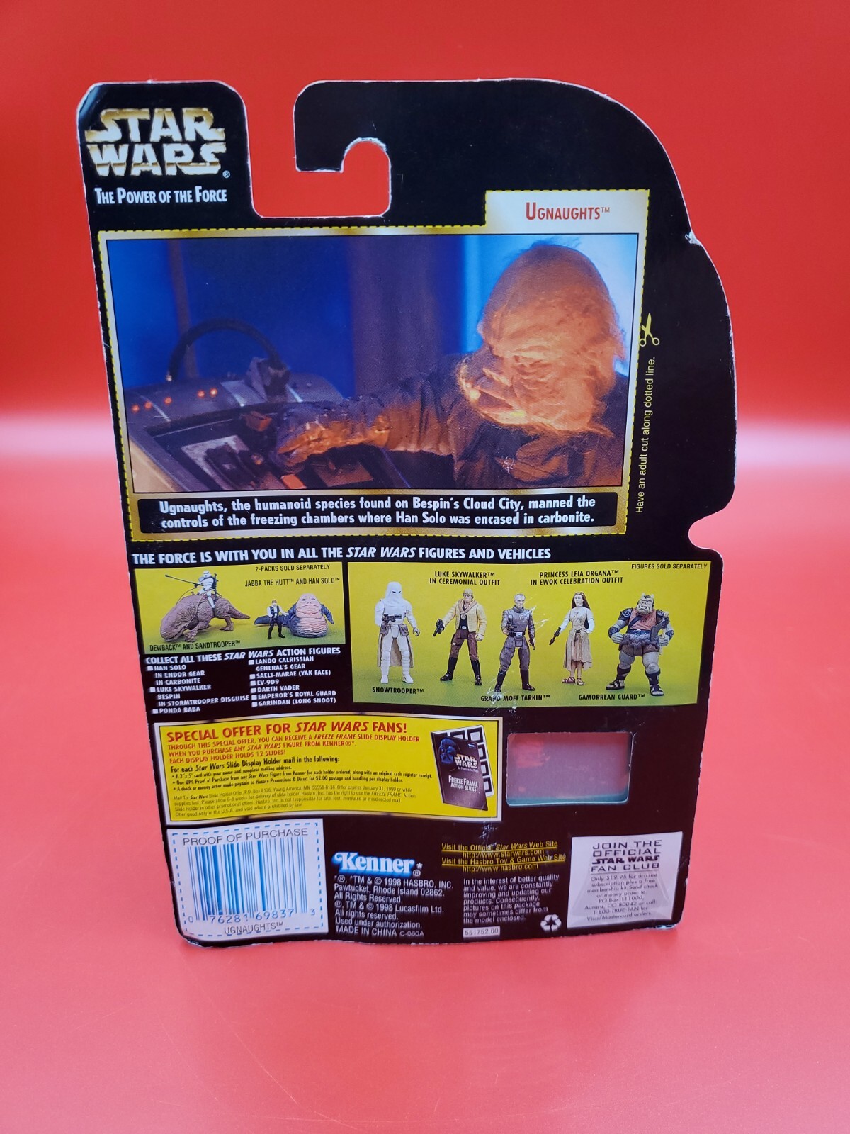 1998 KENNER STAR WARS POTF UGNAUGHTS WITH TOOL KIT FREEZE FRAME NEW | eBay