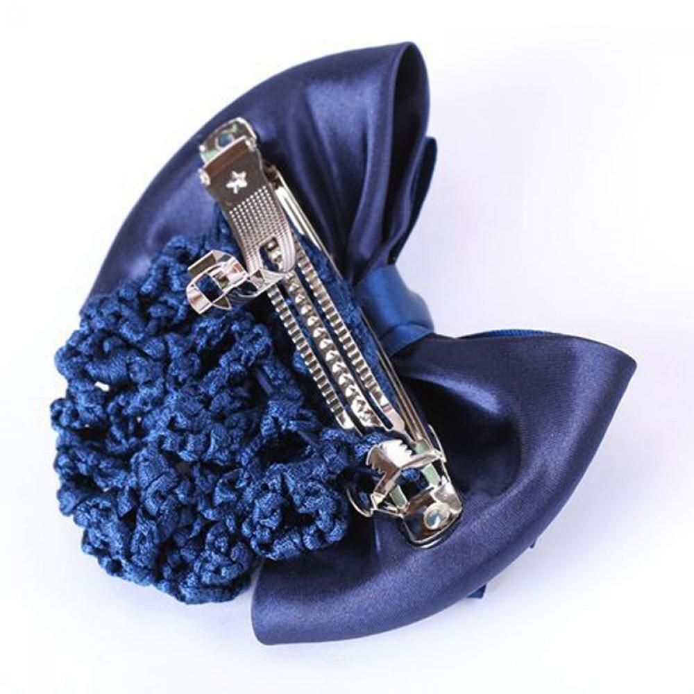 Jewelry Women Bun Snood Hair Clip Hair Barrette Bow Knot Hairpin | eBay