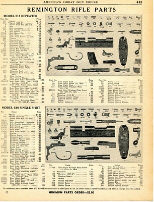 1955 Print Ad of Remington Model 511 Repeater & 510 Single Shot Rifle ...