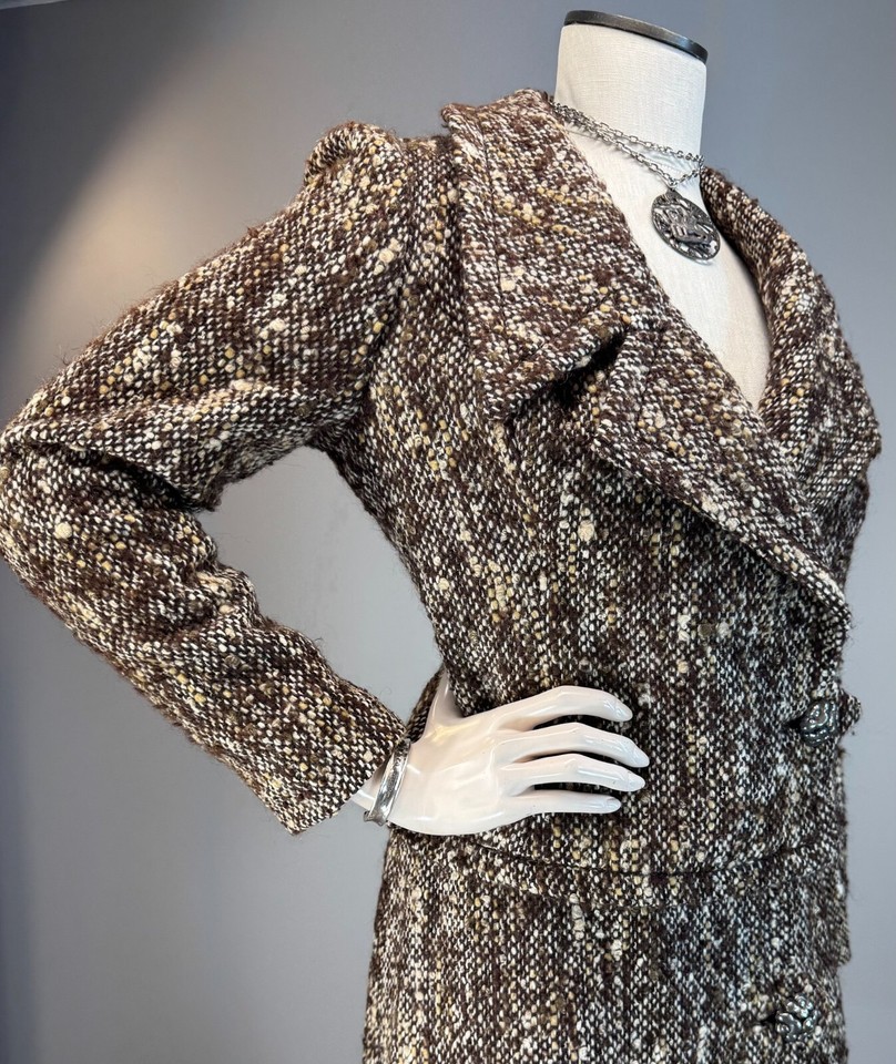 60s Couture Wool Skirt Blazer Suit Pierre Balmain Prêt-à-Porter France ...