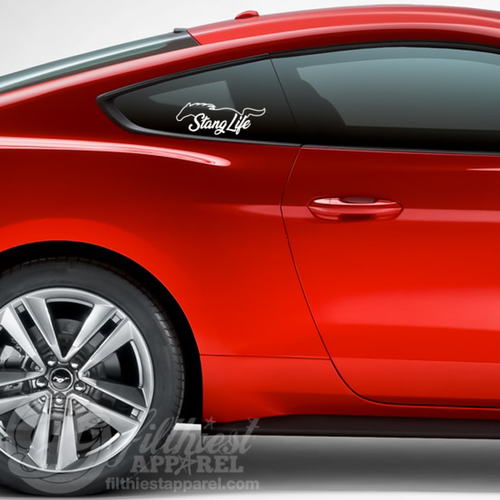 STANG LIFE Mustang GT 5.0 Badge Cobra Shelby Racing 6-Speed Decal ...