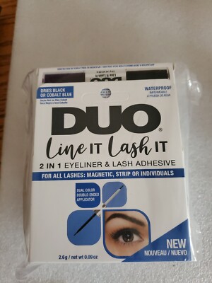 DUO Line It Lash It Eyeliner and Lash Adhesive - Black | eBay