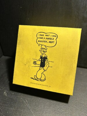 Akro Agate Popeye Deep Marble Box | eBay