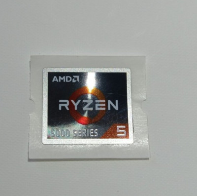 NOS GENUINE AMD RYZEN 5 5000 SERIES STICKER - UK SELLER | eBay UK