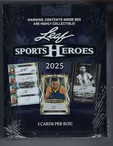 2025 Leaf Metal Sports Heroes Factory Sealed Hobby Box | eBay