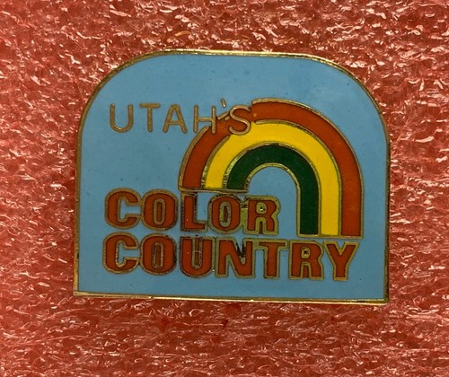 T31 Pins UTAH'S COLOR COUNTY Souvenir Lapel Hat Jacket Pin lapel pin ...