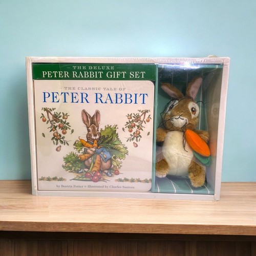 Peter Rabbit Gift Set Beatrix Potter - 4 Classic Board Books + Plush ...