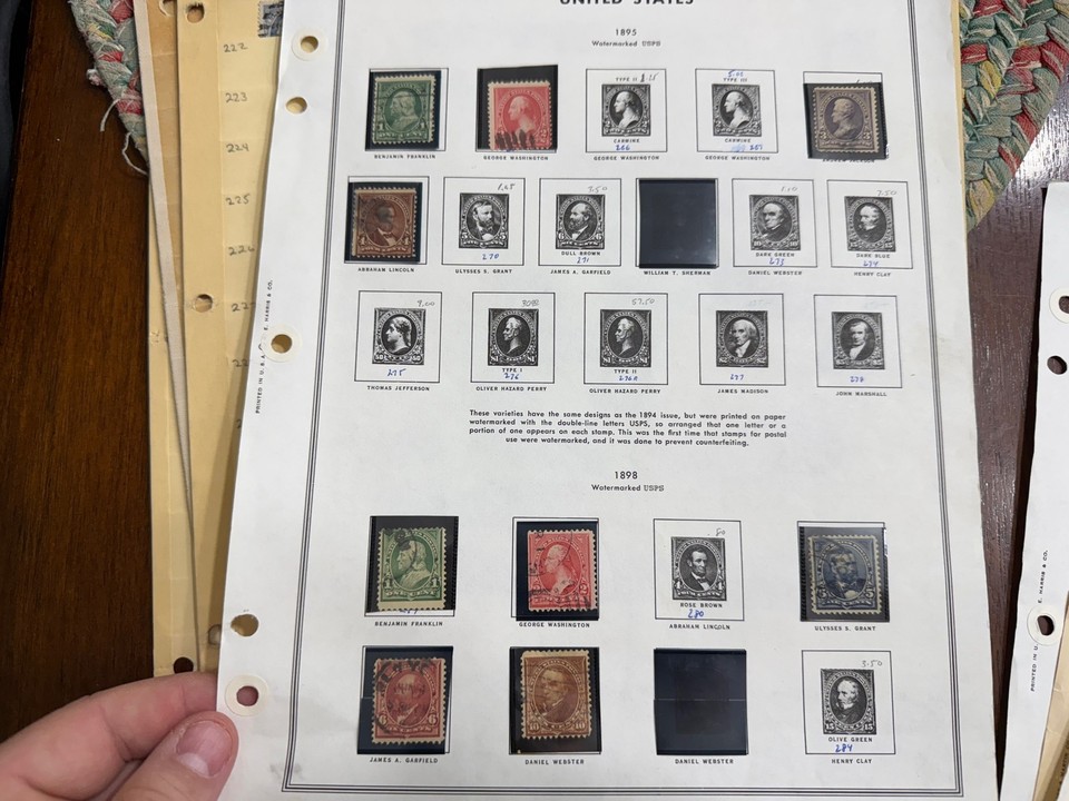 US STAMP COLLECTION ON PAGES CLASSICS ALL PICTURED | eBay
