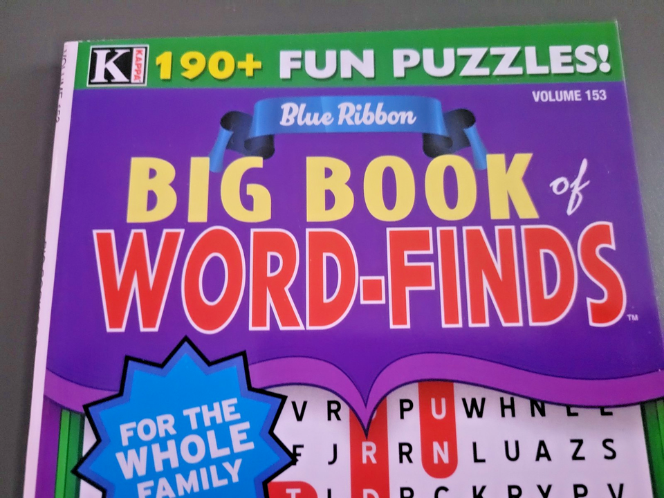 Lot 0f 3 Word Puzzles by KAPPA- Book of Word Finds-Special Circle-A ...