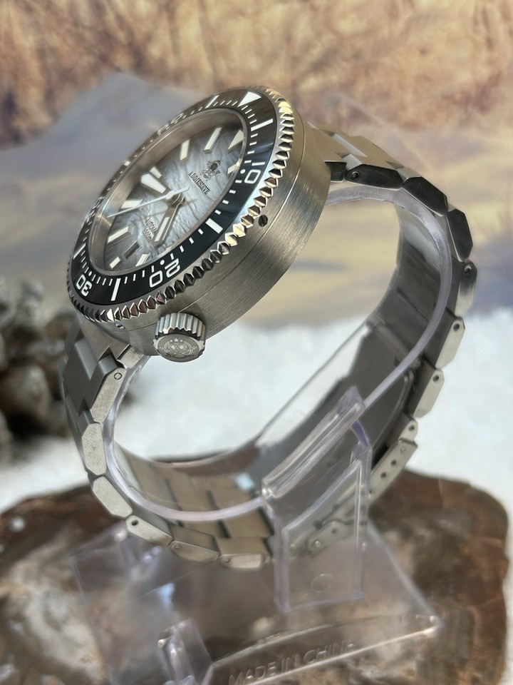 Near Mint Preowned Men’s Silver Tone Addiesdive 1000m Automatic Watch ...