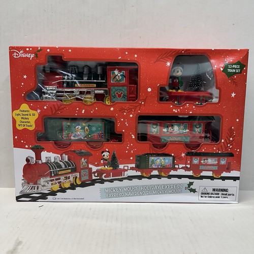 Disney mickey mouse holiday express train set. | eBay