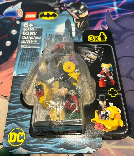 Lego DC Heroes 40453 BATMAN vs PENGUIN & HARLEY QUINN MINIFIGURES New ...