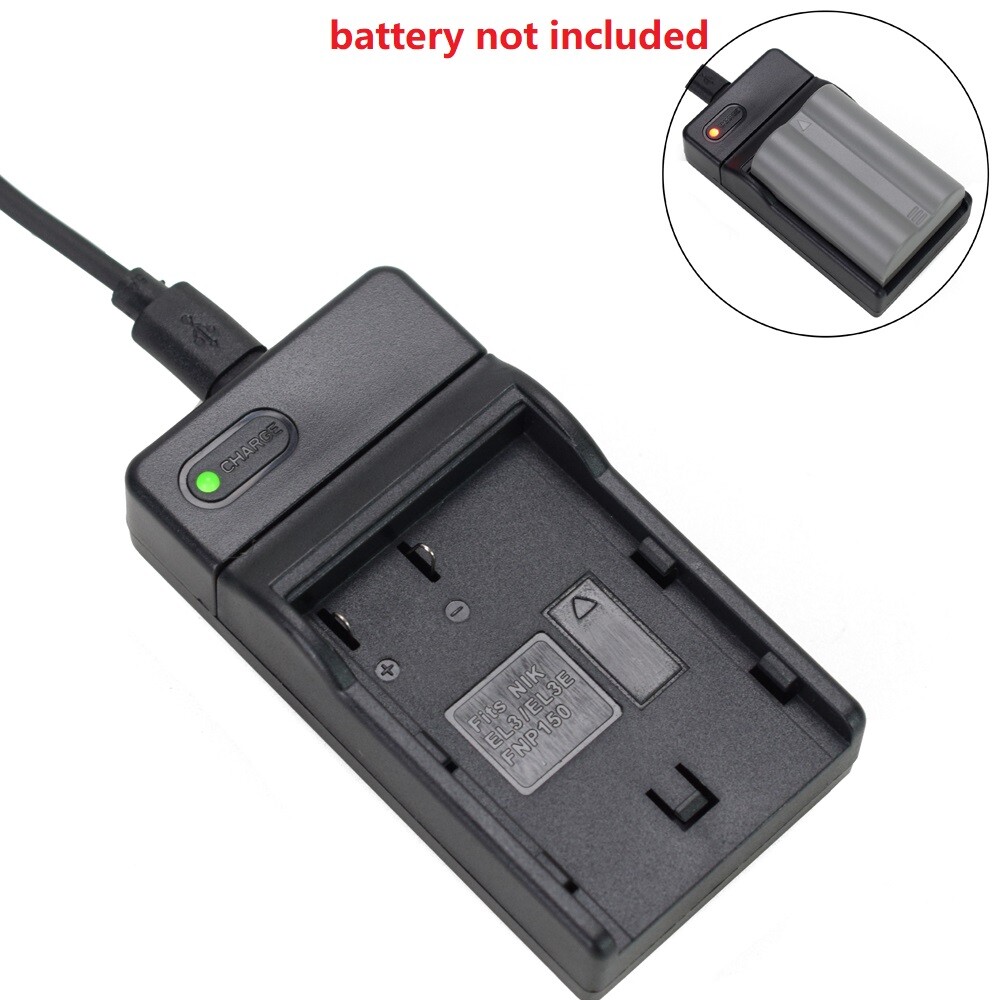 EN-EL3e EN-EL3a Battery Charger For Nikon D50 D70 D70s D80 D90 D100 ...