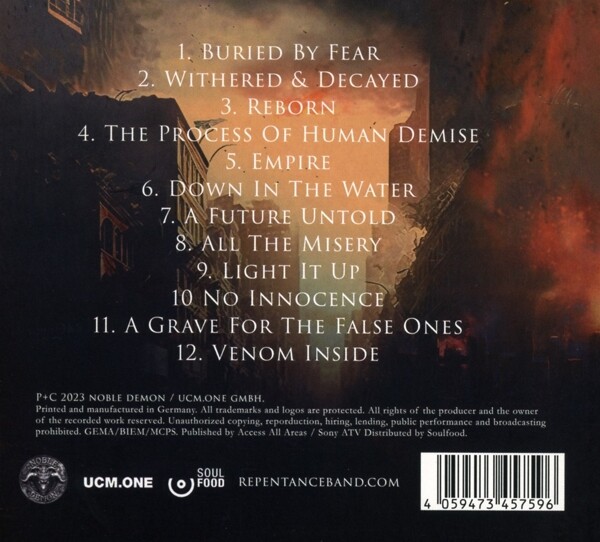 REPENTANCE - THE PROCESS OF HUMAN DEMISE (DIGIPAK) CD NEW+ | eBay