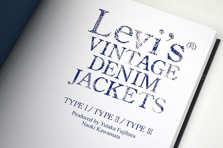 LEVI'S® Vintage Denim Jackets Book Type Magazine Design 1-3 Collection ...