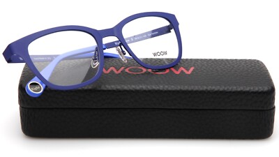 NEW WOOW Right Now 2 Col 9620M Matt Blue Flash EYEGLASSES FRAME 50-21 ...