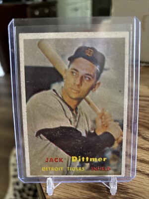 1957 Topps Jack Dittmer #282 Detroit Tigers VG/EX | eBay
