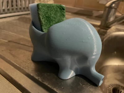 Cute Little Elephant Sponge Holder | Dry Out Your Kitchen Sponges ...