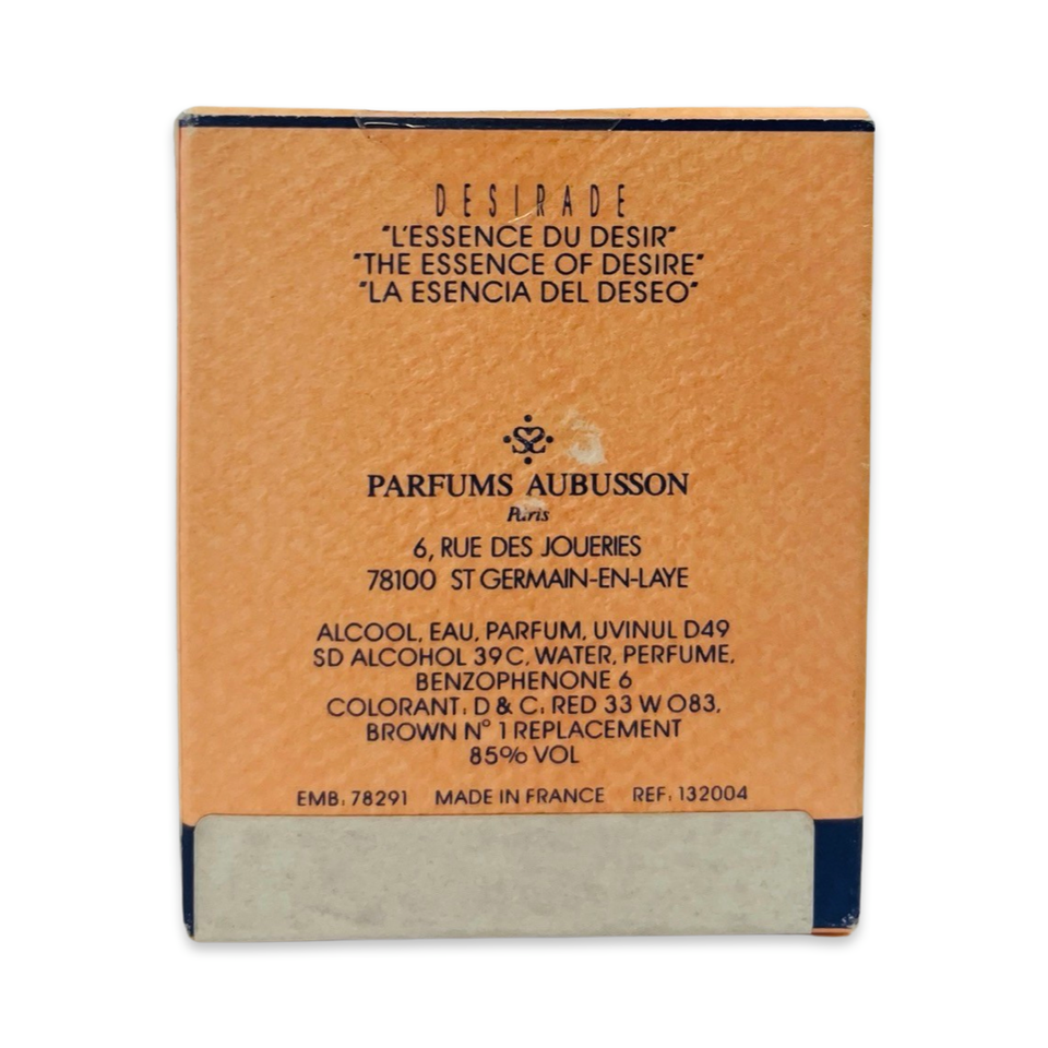 Vintage Desirade By Aubusson For Women EDT Perfume Splash Mini 4mL NIB ...