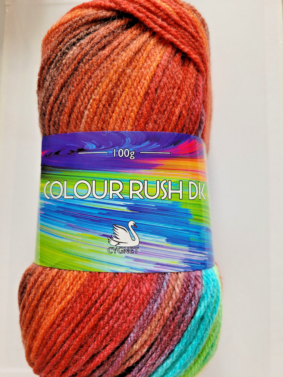 Cygnet COLOUR RUSH DK Knitting Yarn / Wool - 100g Double Knit Ball - Crochet | eBay