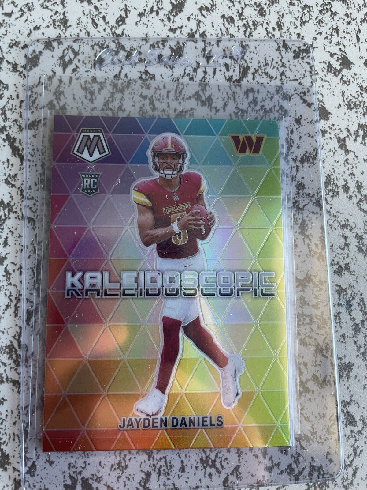 Jayden Daniels RC 2024 Panini Mosaic Kaleidoscopic SSP Case Hit Rookie Card | eBay